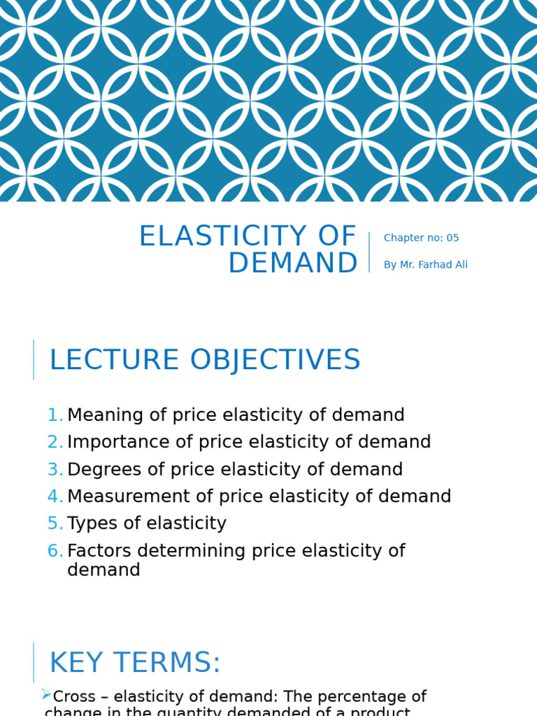 Understanding Price Elasticity of Demand | PDF | Elasticity (Economics ...