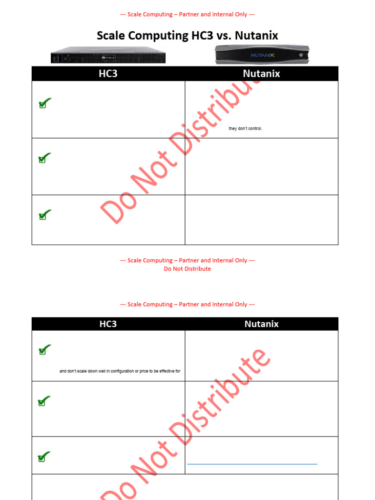 HC3 vs. Nutanix: Hyperconvergence Comparison | PDF | Virtual Machine ...