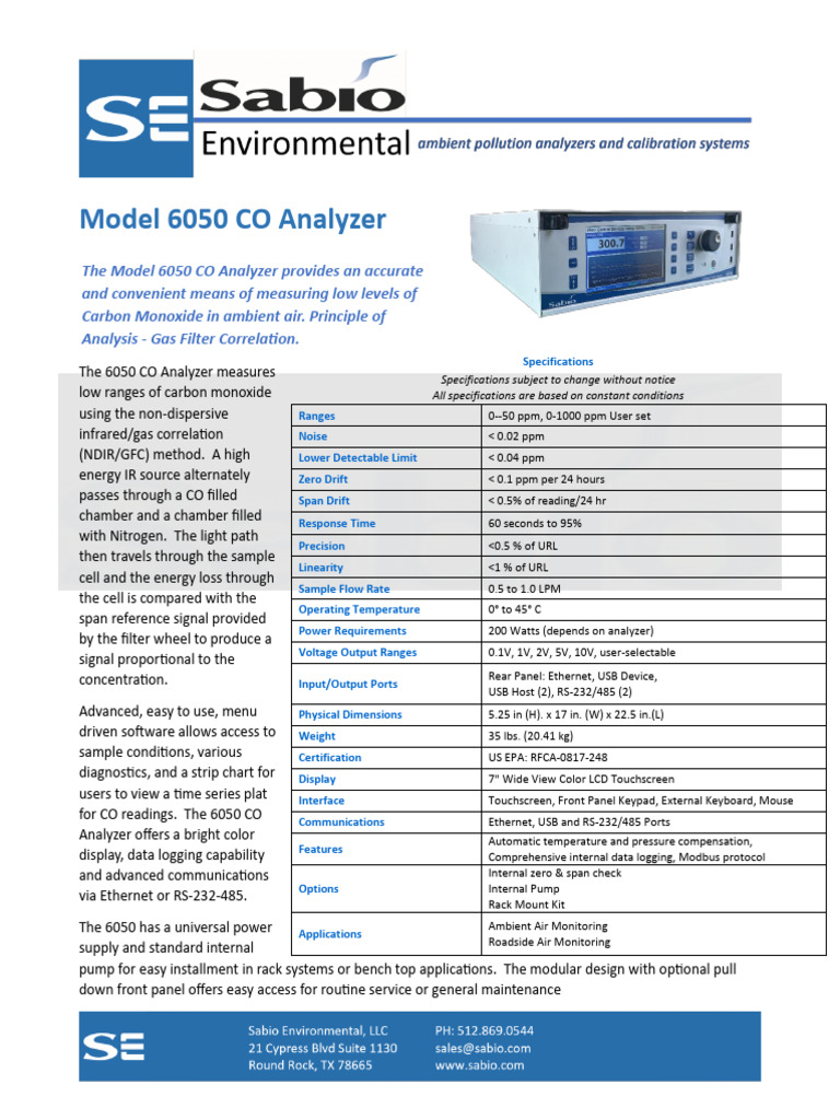 Model 6050 Brochure 2024 | PDF