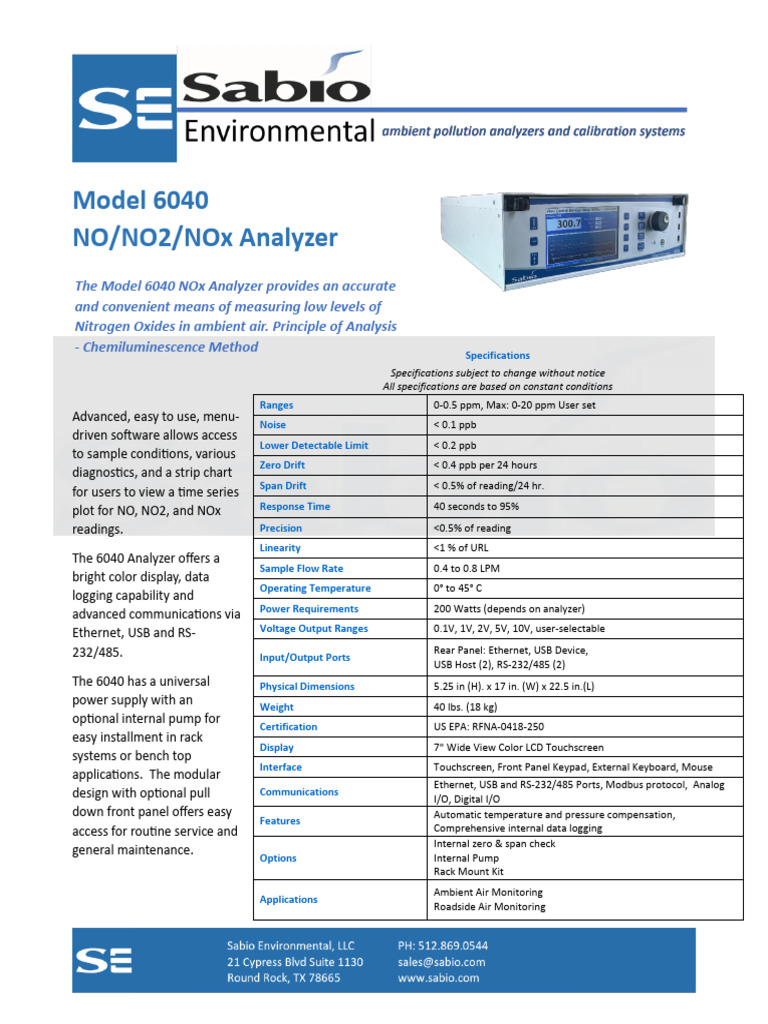 Model 6040 Brochure 2024 | PDF