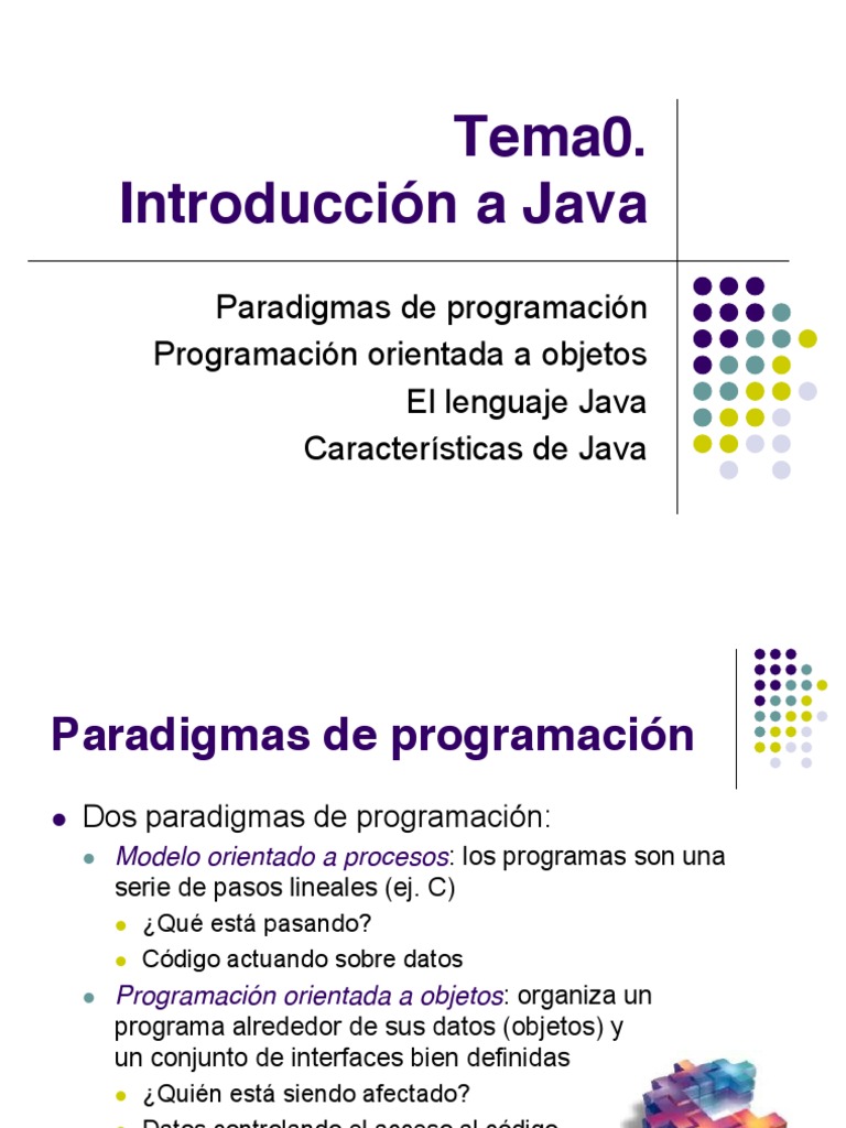 Programacion Avanzada Teoria | PDF | Java (lenguaje de programación ...