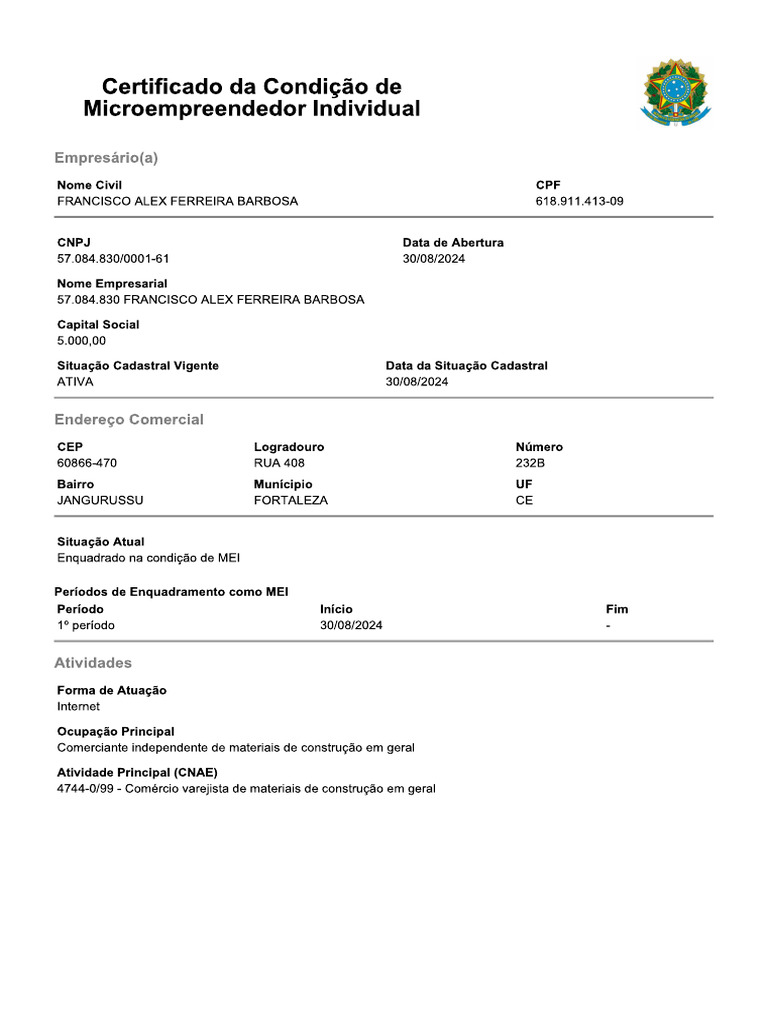 Contrato Social Alex Mei | PDF