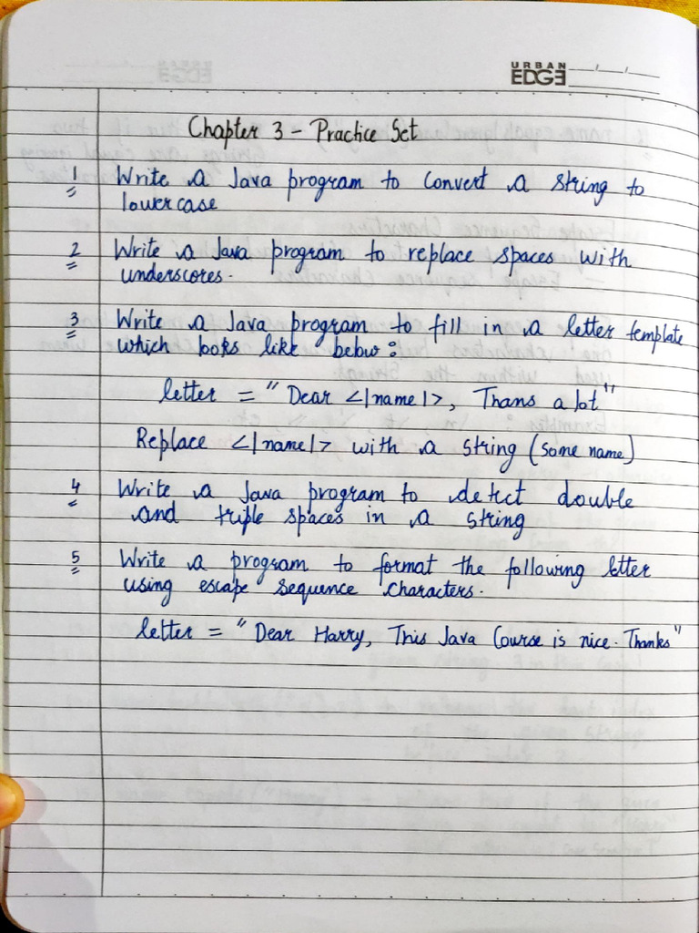 Chapter 3 Practice Set Pdf