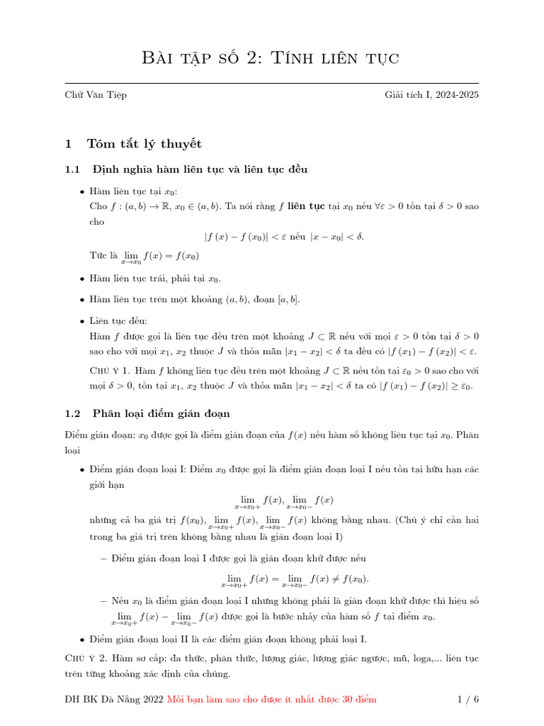 Baitap Lientuc | PDF