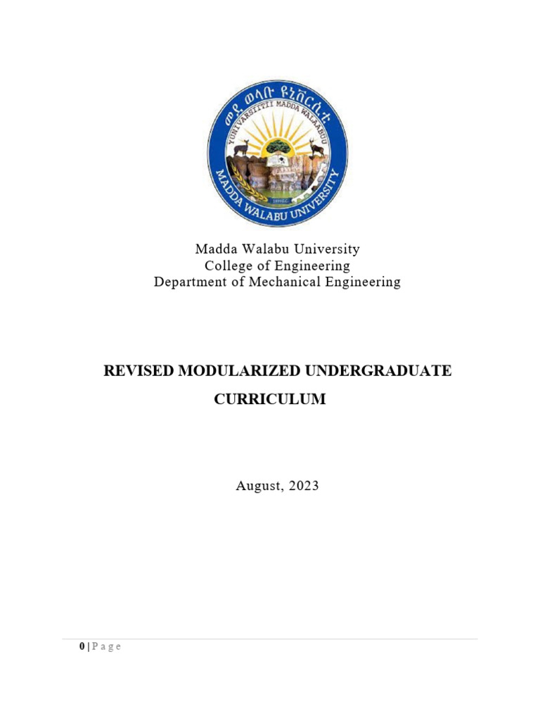 Mechanical Eng. Curriculum Guide | PDF | Engineering | Flow Measurement