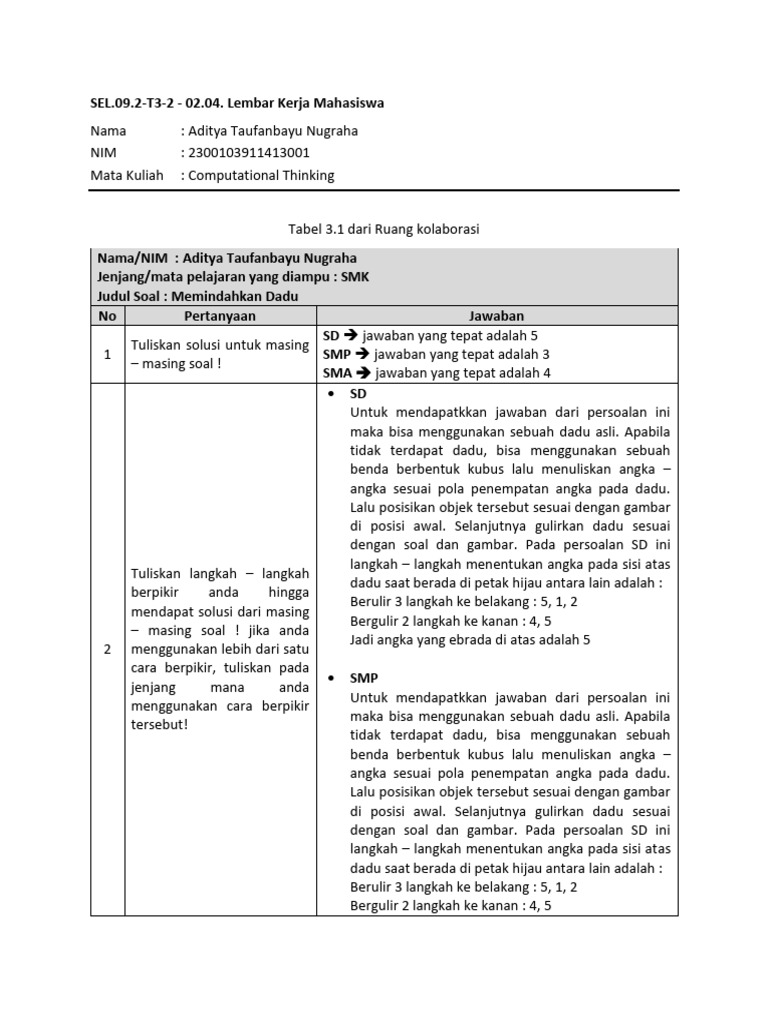 SEL.09.2-T3-3a Ruang Kolaborasi & Eksplorasi Konsep | PDF
