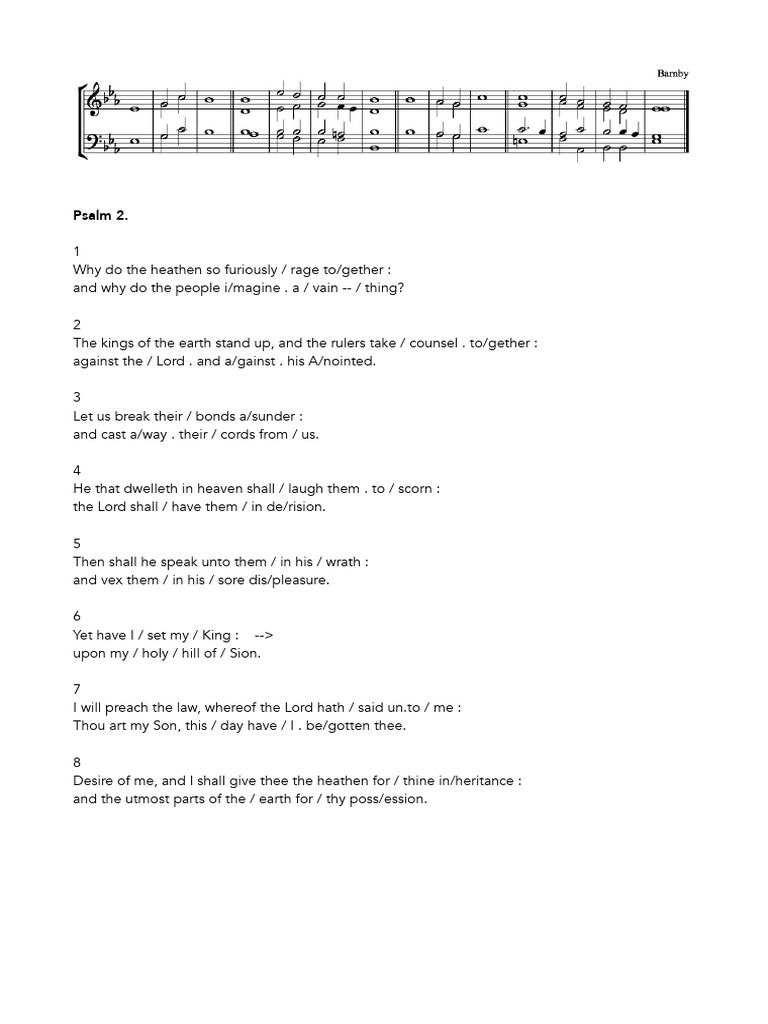 Psalm 2 | PDF