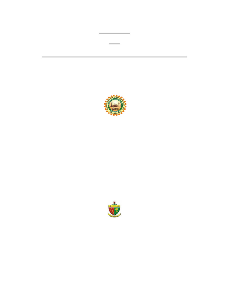 CIMFR Animesh Report Final Nbhg-1 | PDF | Electrical Substation ...