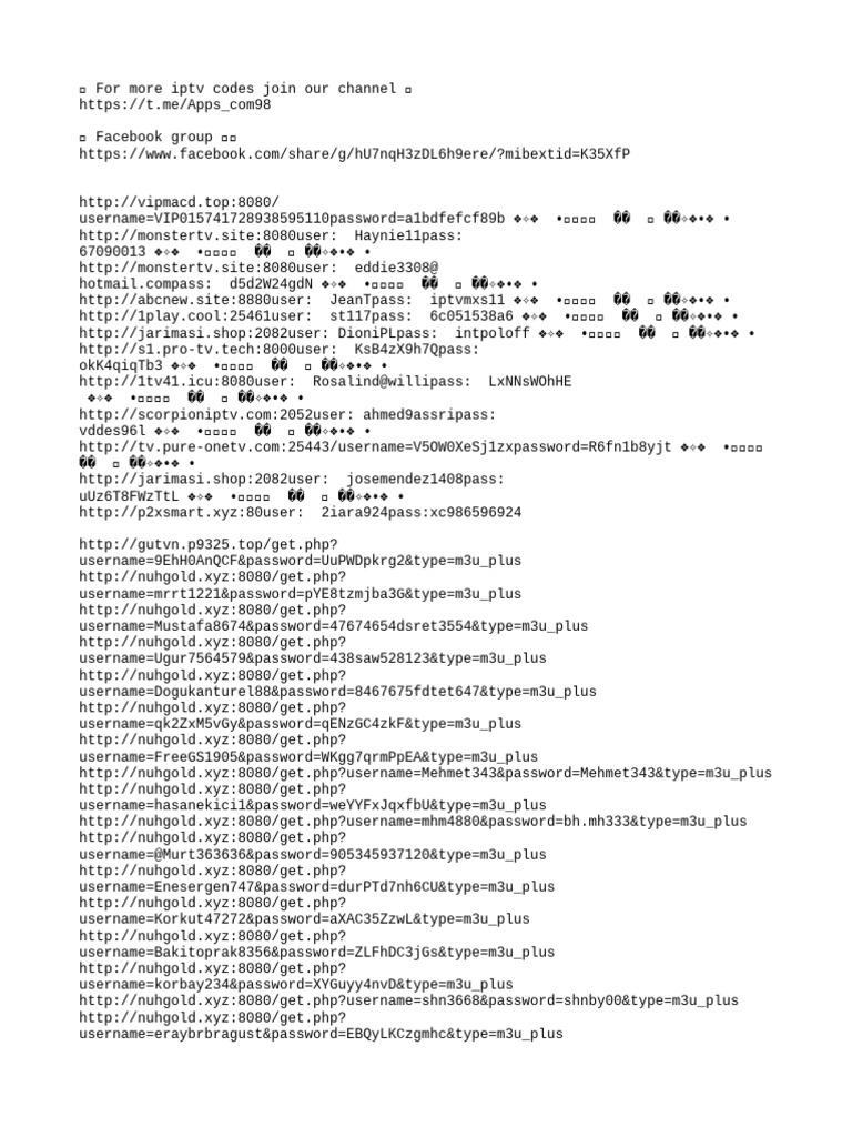 New Mix M3u Links Xtream | PDF