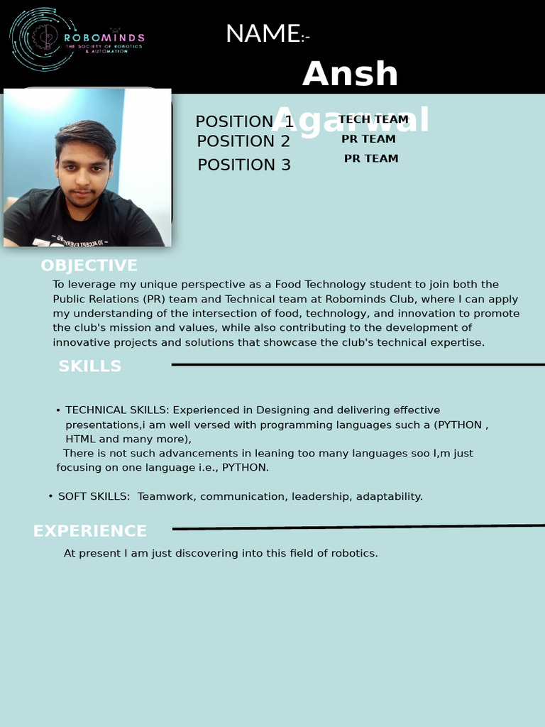 Aastha Singh Resume Robominds | PDF