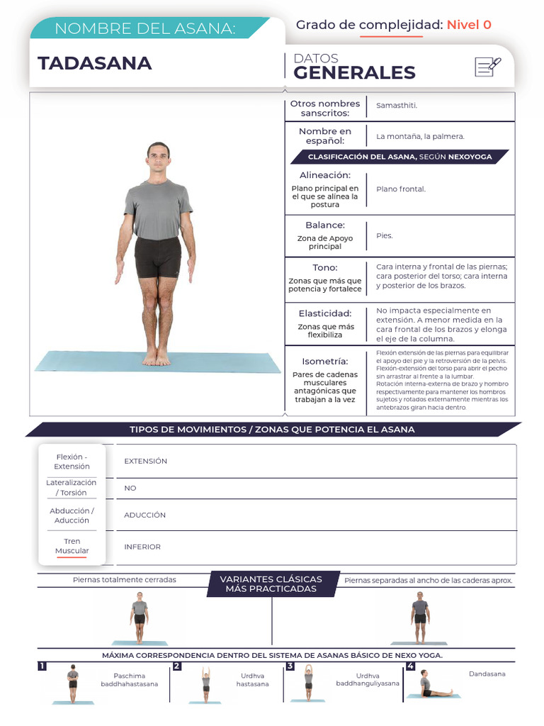 TADASANA | PDF | Sistema musculoesquelético