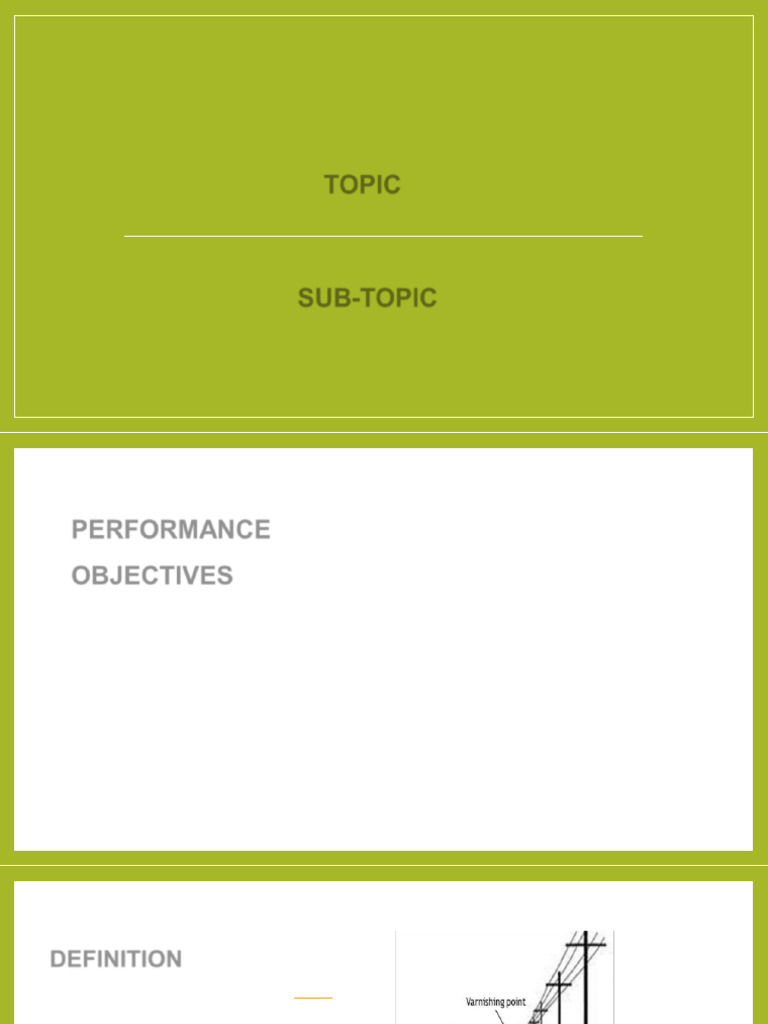 JSS 3 Perspective Drawing | PDF | Perspective (Graphical) | Horizon