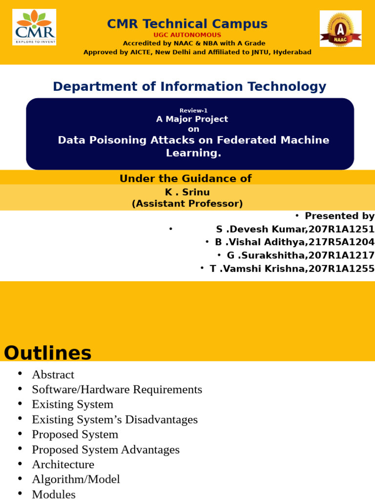 Major PPT Final Review! | PDF | Machine Learning | System
