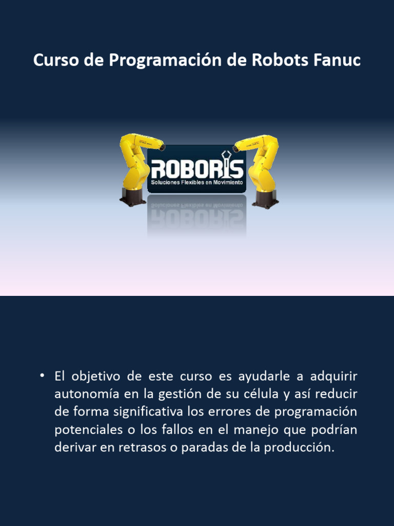 Curso de Programación de Robots Fanuc (2012) | PDF | Robot | Robótica