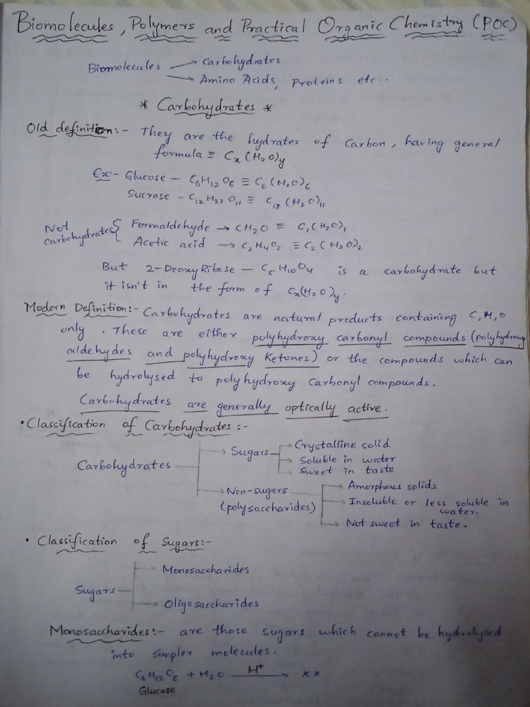 Biomolecules and Polymers and Poc | PDF