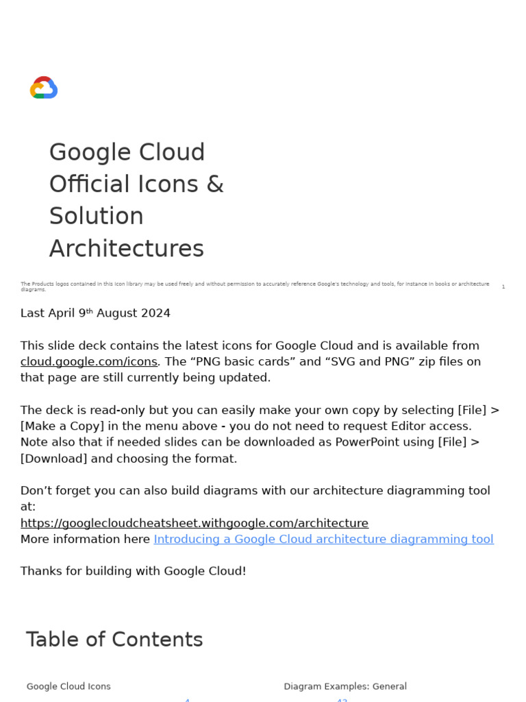 Google Cloud Official Icon Library | PDF | Cloud Computing | Computer ...