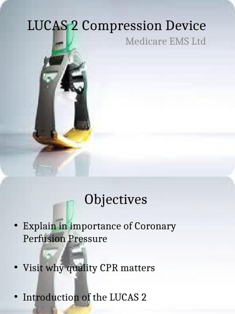 LUCAS Compression Device | PDF | Cardiopulmonary Resuscitation ...