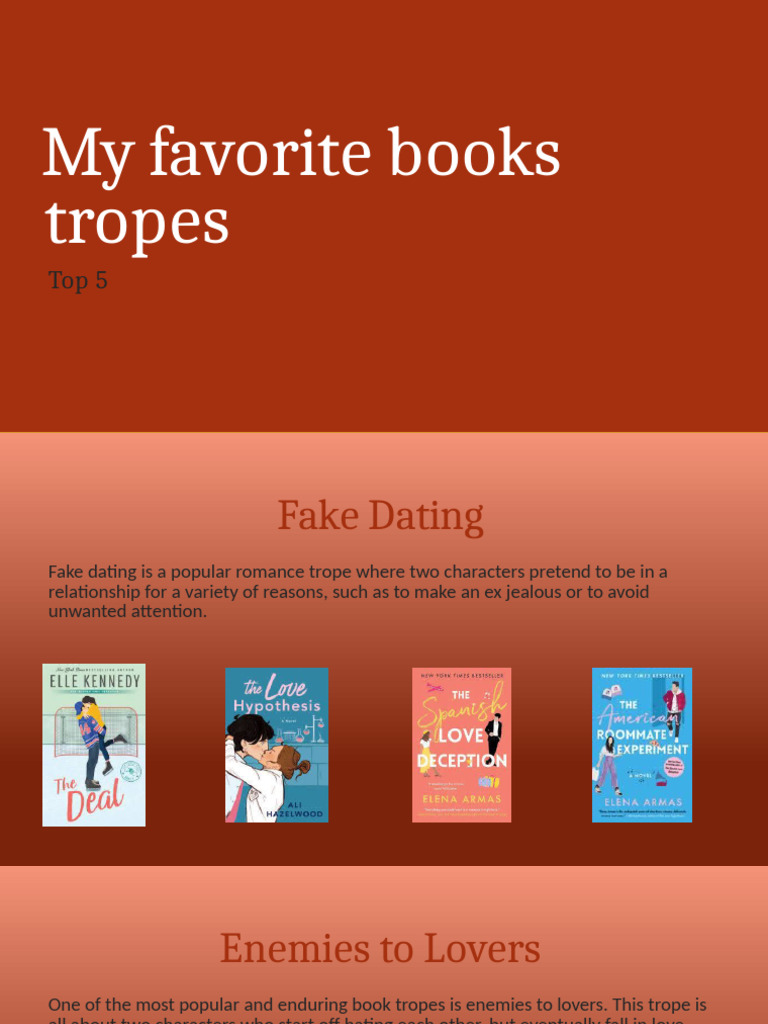 Romance Book Tropes Guide | PDF