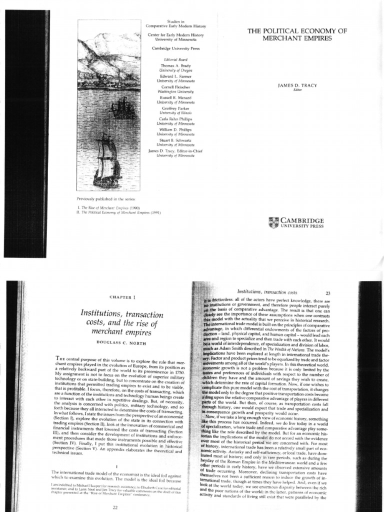 Evolution of Merchant Empires | PDF | Transaction Cost | Economies