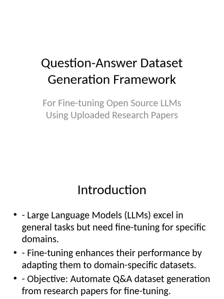 QA_Dataset_Generation_Framework | PDF QA_Dataset_Generation_Framework | PDF