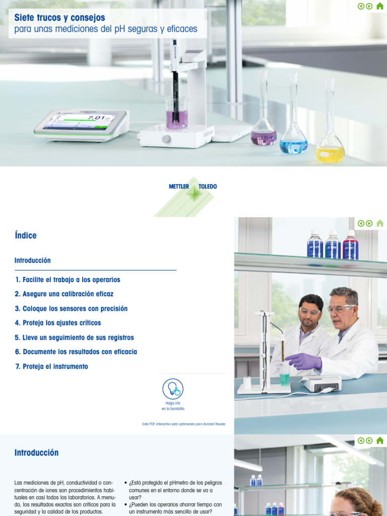 Mediciones de PH Eficaces Metler Toledo | PDF | Sensor | Calibración