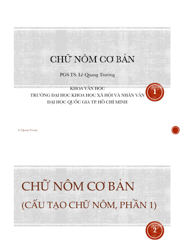 001 Cau Tao Chu Nom A1 A2 | PDF
