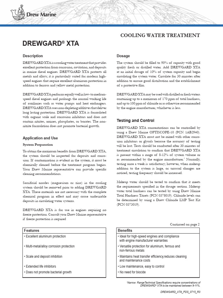 DREWGARD_XTA_PDS | PDF | Corrosion | Materials