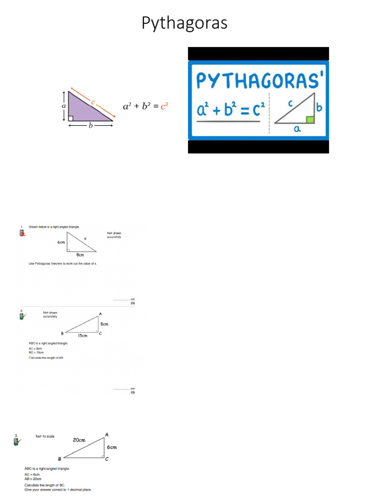 Lesson - Pythagoras | PDF
