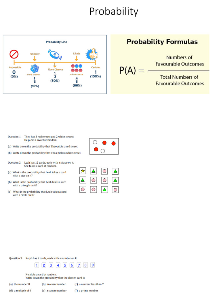 Lesson 9 - Probability | PDF