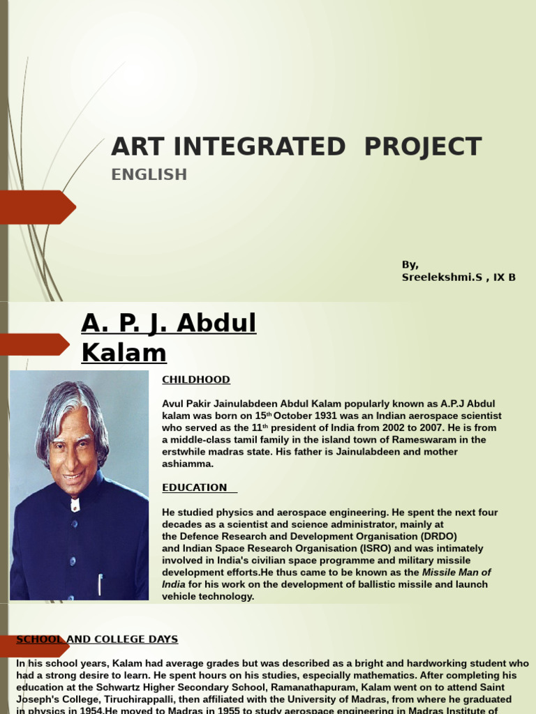 Art Integrated Project of English | PDF