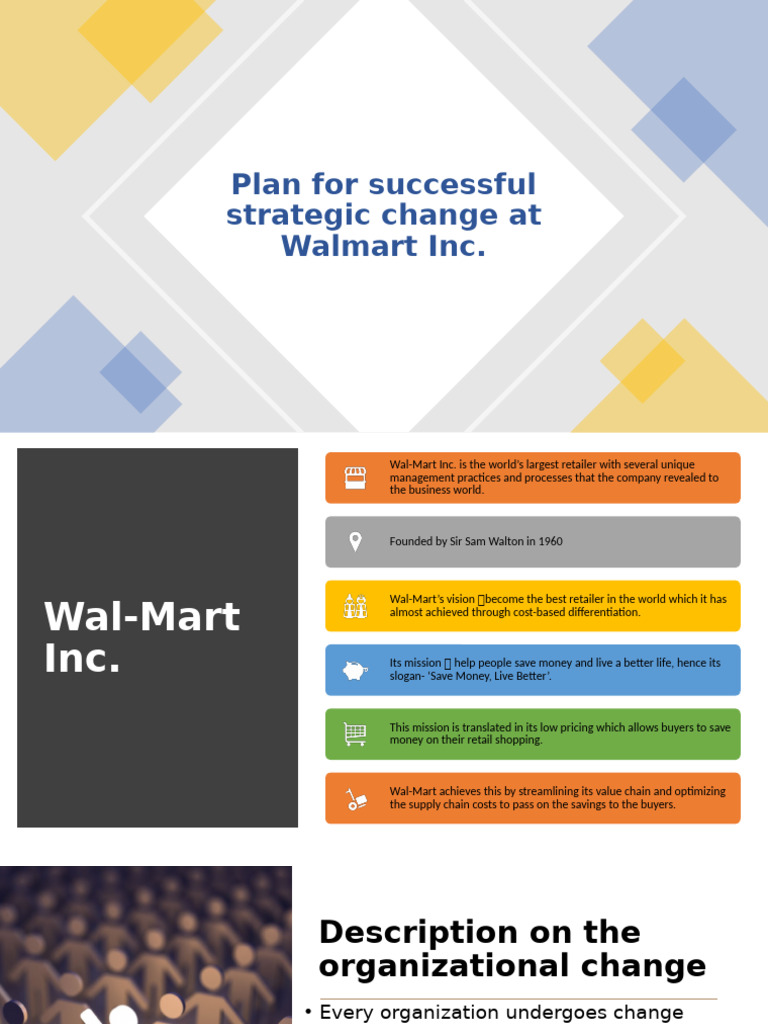 Plan for Successful Strategic Change at Walmart Inc | PDF | Walmart ...