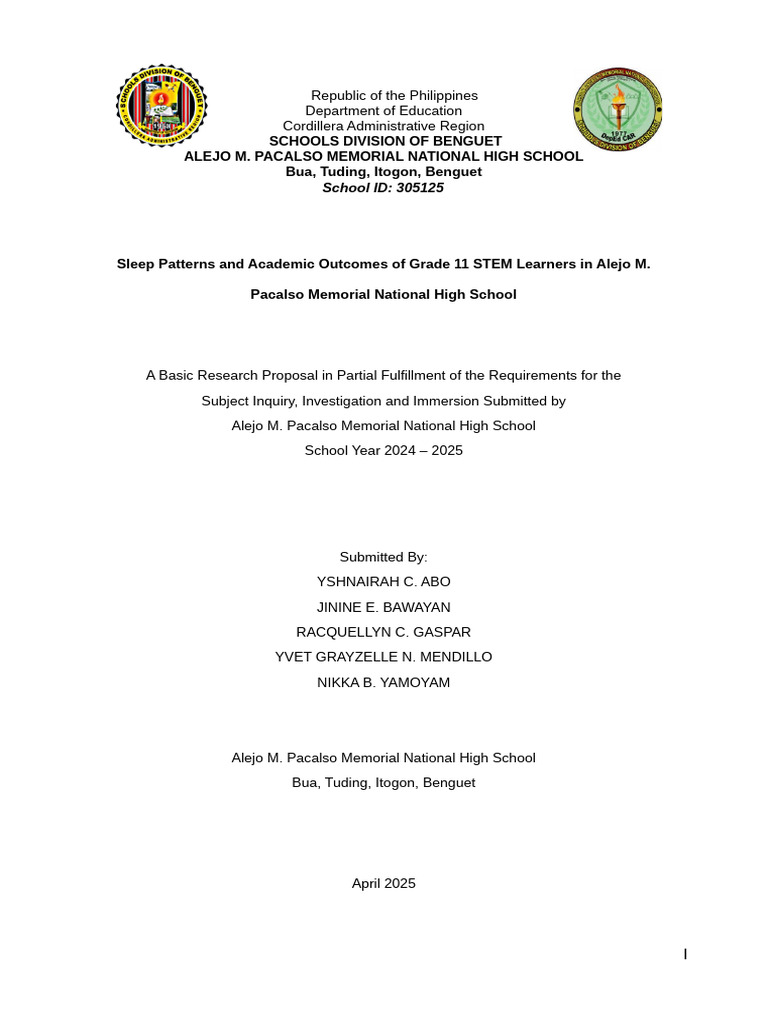 Title Page Final | PDF