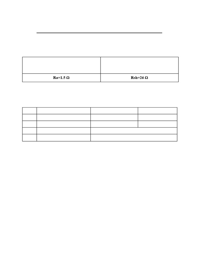 EM-1 Lab 10-experiments Results & Resistance Values | PDF | Electric Generator | Electrical ...