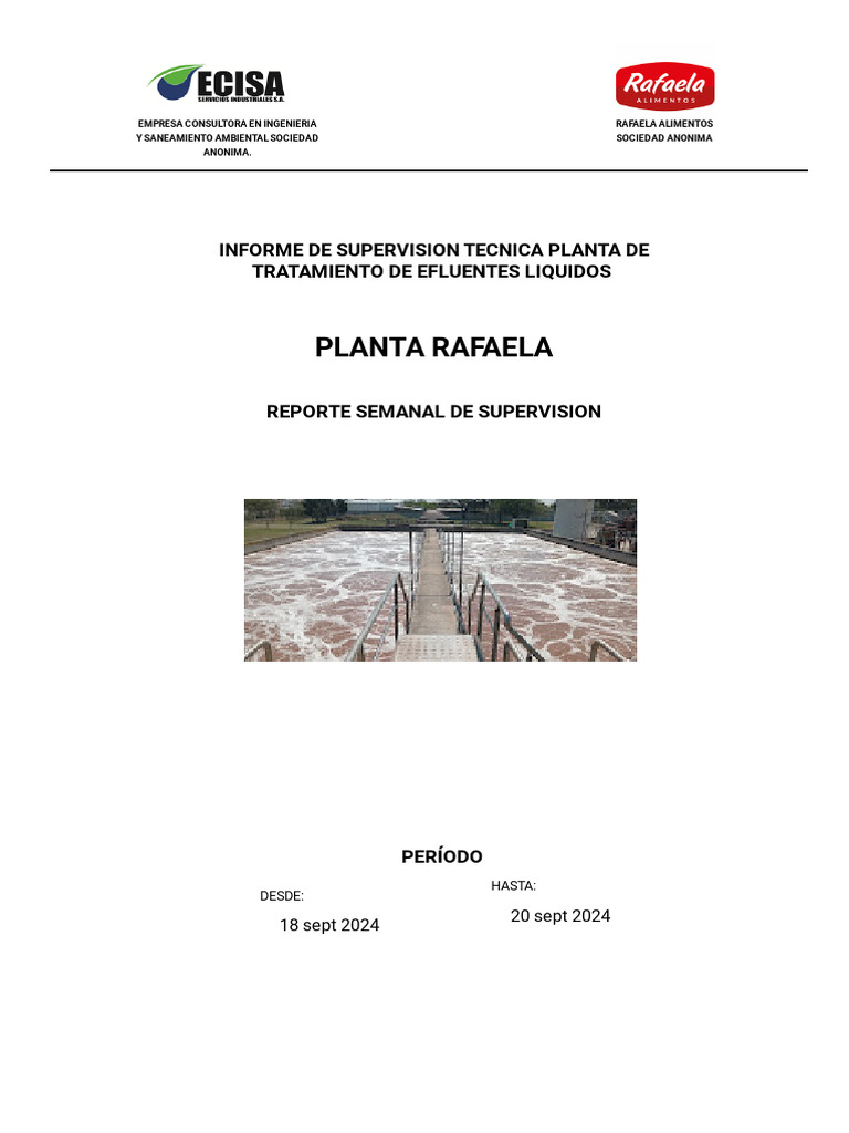 Rafaela Alimentos - Informe Semanal | PDF
