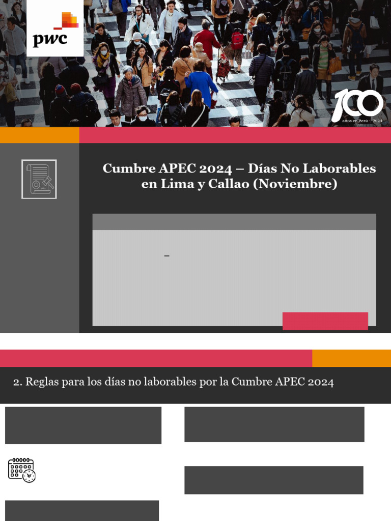 Dias No Laborables PWC | PDF | Lima
