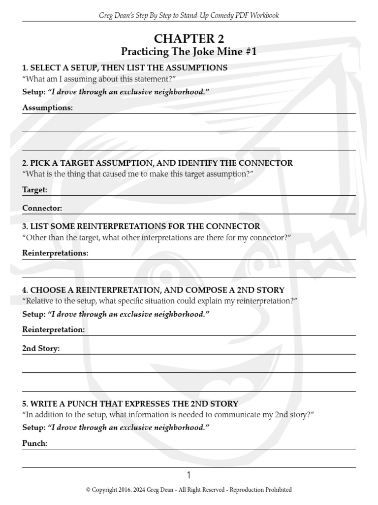 New SBS Bonus Workbook 2024 PDF Final 2 | PDF | Narration | Stand Up Comedy