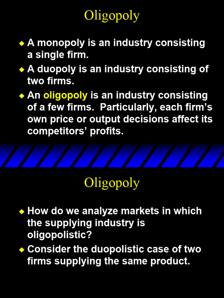Oligopoly | PDF