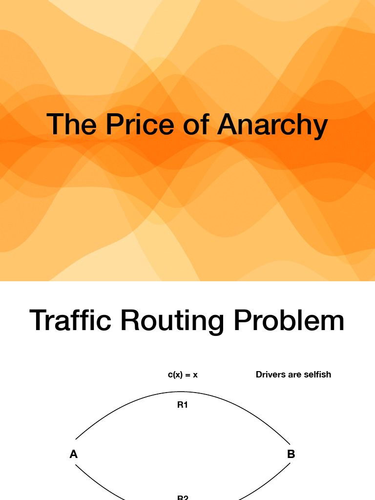 Price of Anarchy | PDF | Mathematics | Market (Economics)