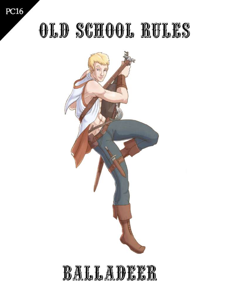 PC16 - The OSR Balladeer Class | PDF | License | Copyright