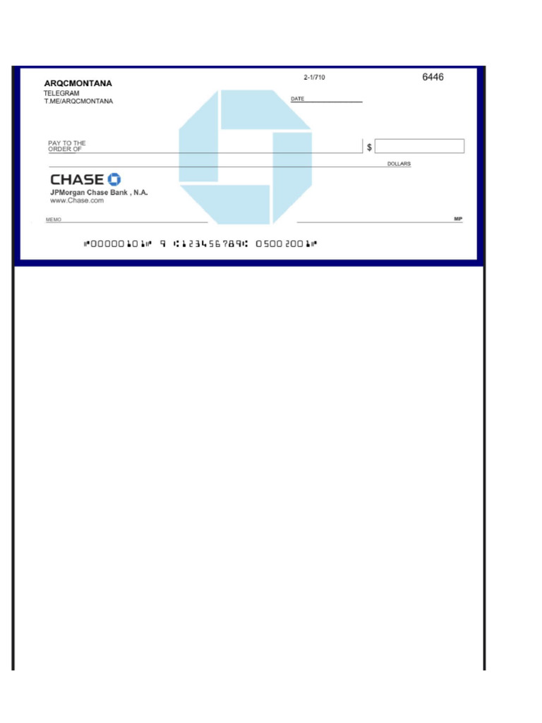 Chase Check Temp | PDF