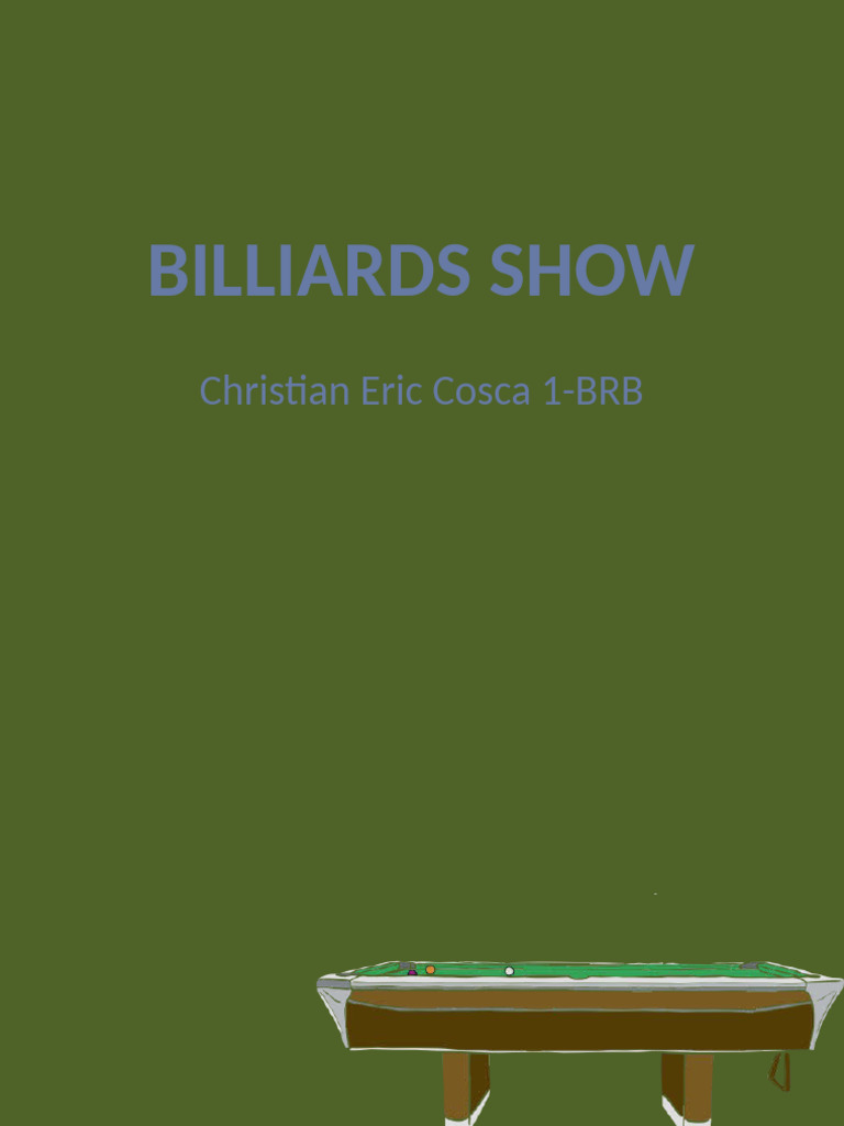 Billiards | PDF