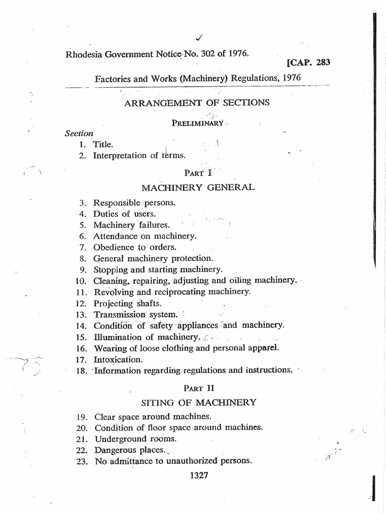 RGN 302 Machinery | PDF