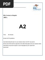 Example of KGL - A1 | PDF