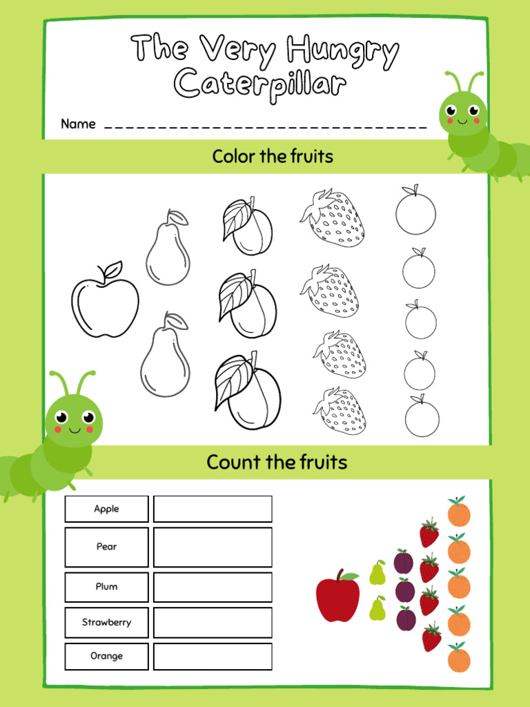 The Very Hungry Caterpillar | PDF