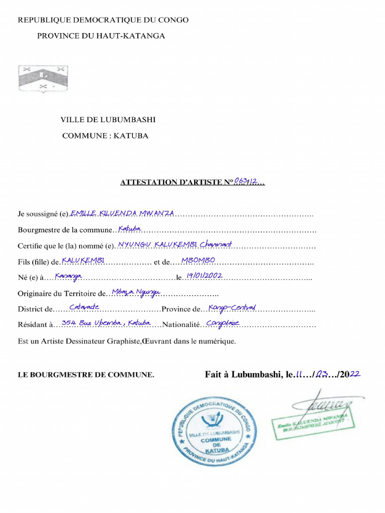 Attestation | PDF