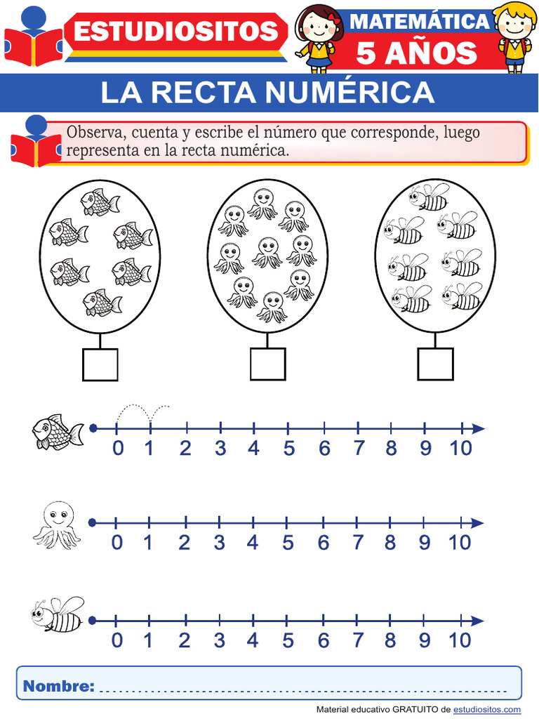 La-Recta-Numerica-para-Ninos-de-Cinco-Anos | PDF