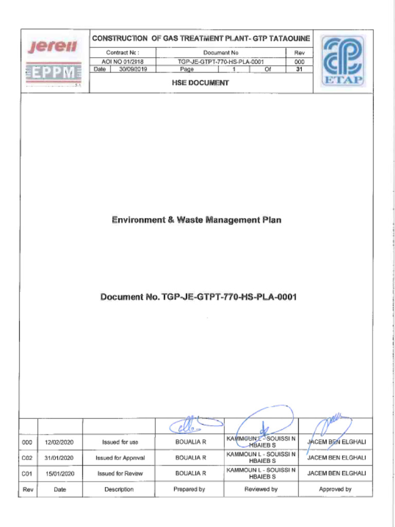 TGP-JE-GTPT-770-HS-PLA-0001_000_Environment & Waste Management Plan ...