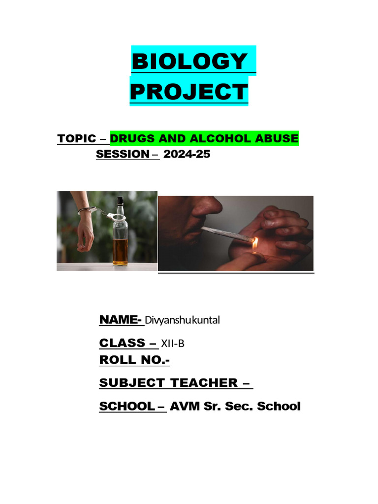 BIOLOGY PROJECT | PDF