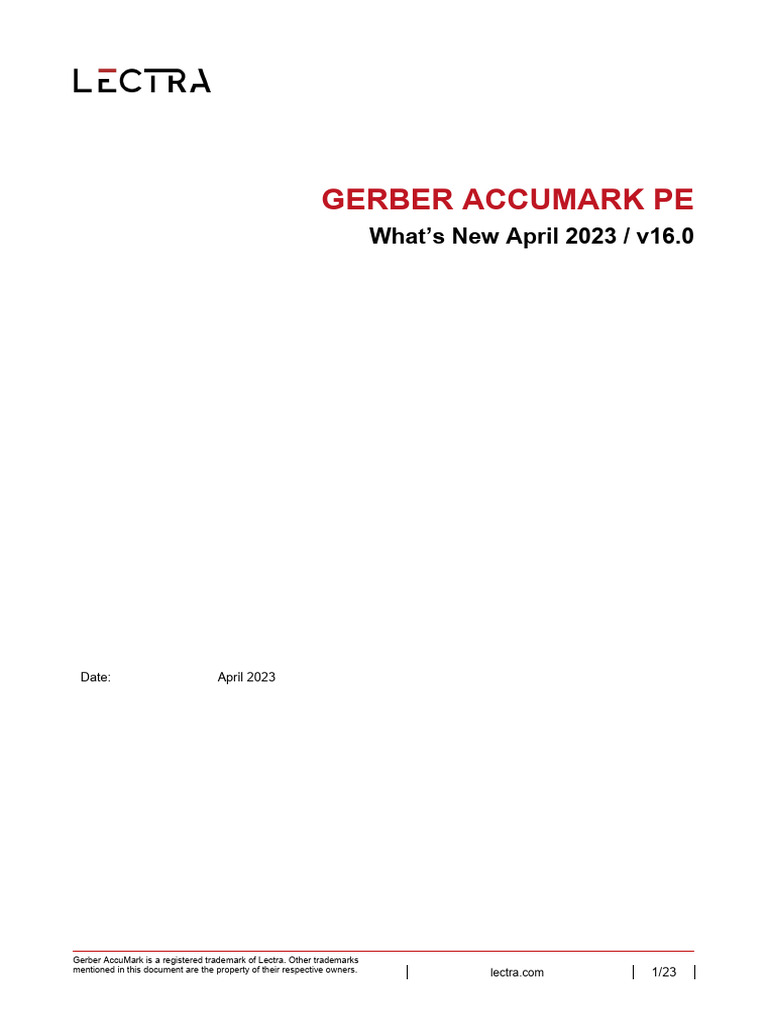 Manual Gerber Accumark Gerber 16 New | PDF | Icon (Computing) | Computing