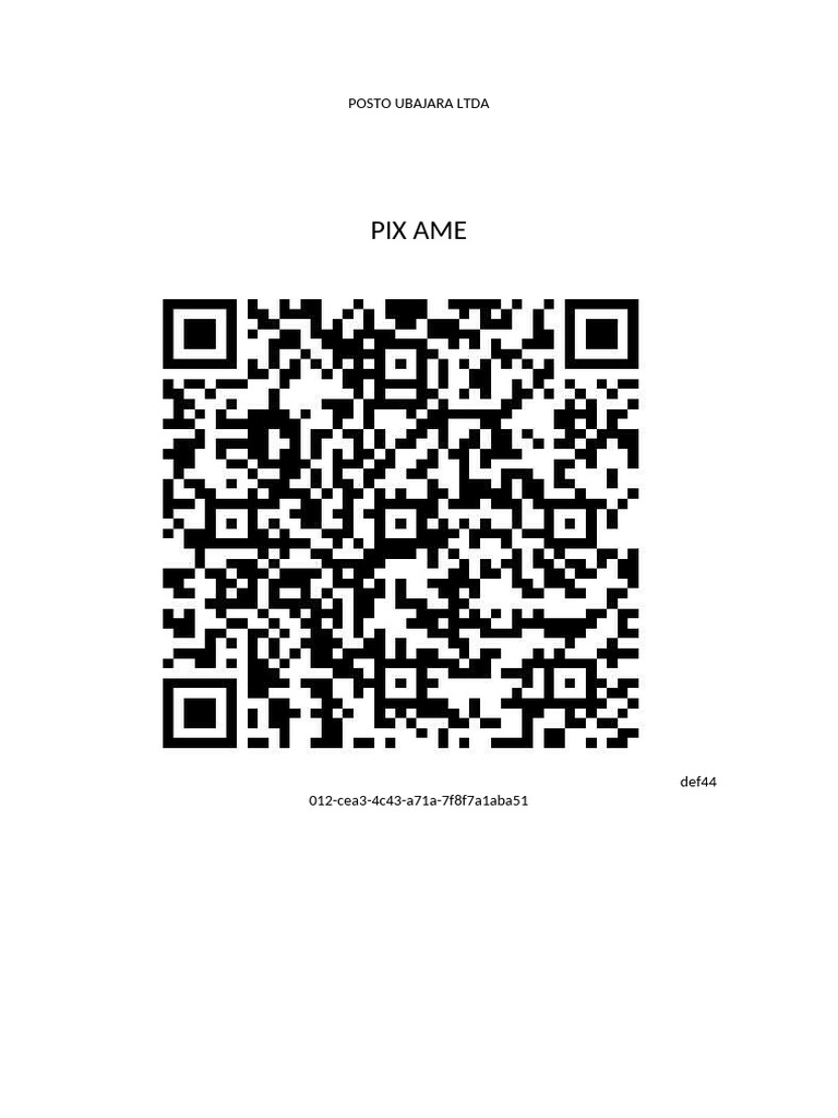 QR CODE PIX AME | PDF